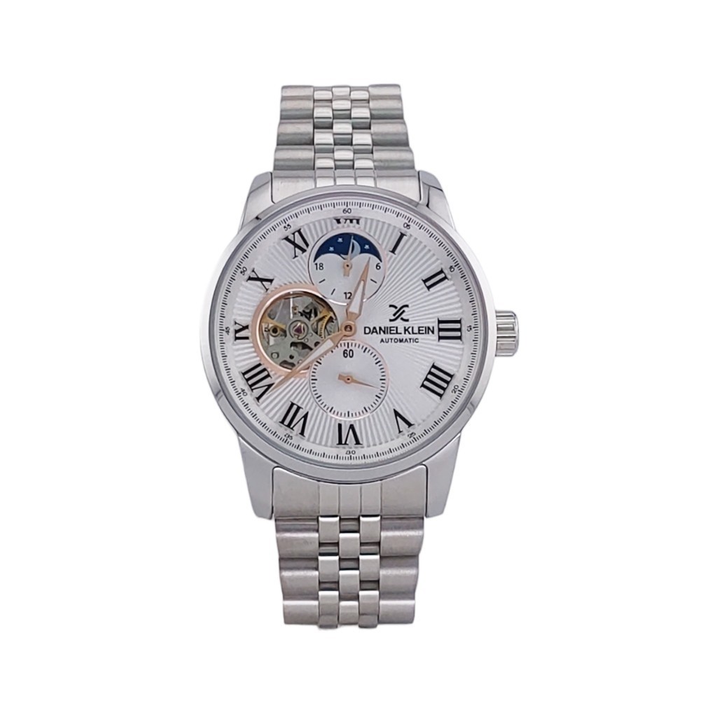 Daniel Klein Automatic Skeleton Men's Chronograph Watch DK.1.13564-1 ...