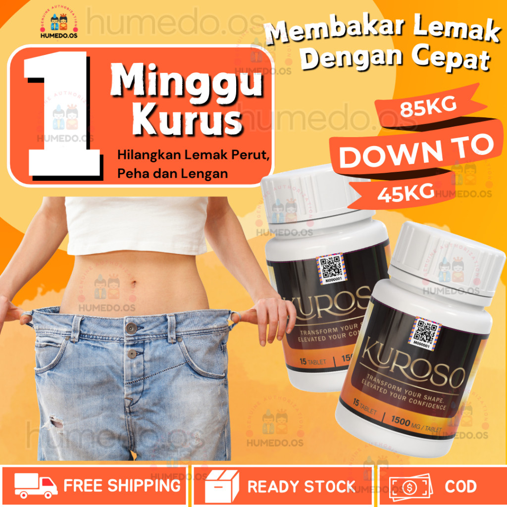 [授权伙伴] KUROSO【官方正品现货 】 瘦身 燃脂 水肿 Weight Control, Slimming【100%正品 ...