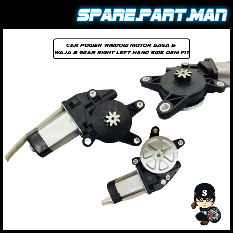 Car Power Window Motor Saga & Waja 8 Gear Right Left Hand Side OEM Fit ...