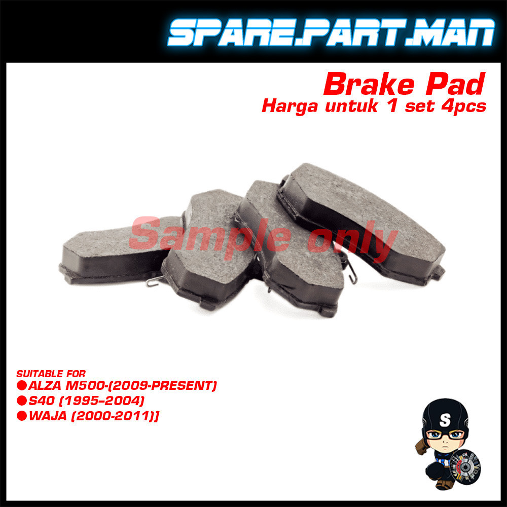 BRAKE PAD FRONT (WAJA,ALZA OLD) SPM | Shopee Malaysia