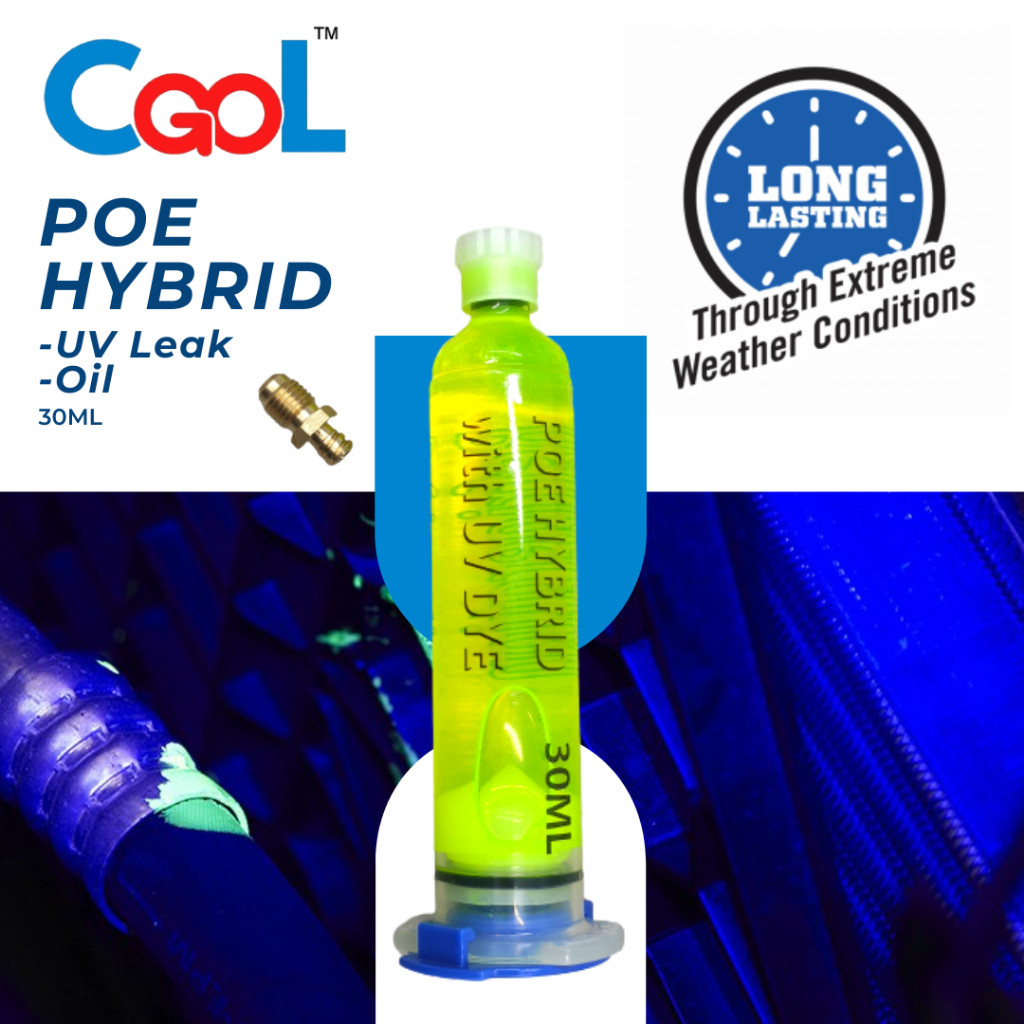NYGP POE HYBRID UV Leak Detector Dye with Fully Synthetic oil Air Cond ...