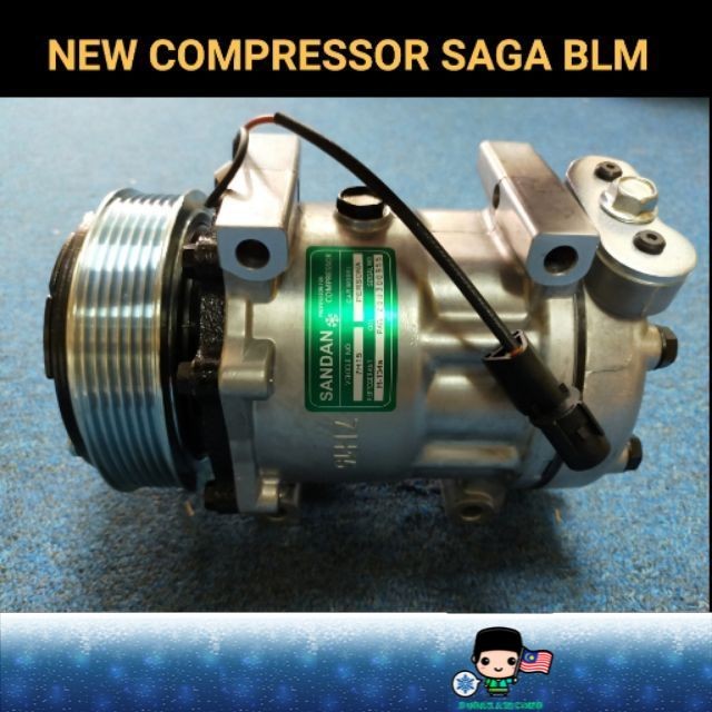 COMPRESSOR P/SAGA/BLM/FL/PERSONA (NEW) BAC | Shopee Malaysia
