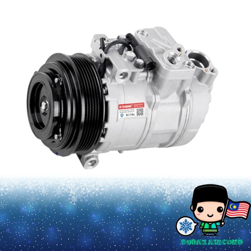 *DENSO*MERCEDES BENZ W210 203 220 6PK AIR COND COMPRESSOR PUMP BAC ...