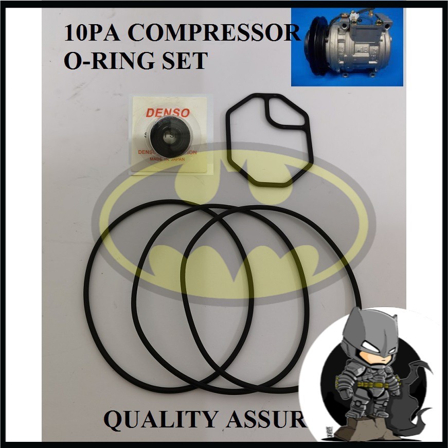 ACM 10PA AIR COND COMPRESSOR O-RING KIT LIP SEAL BODY ORING TOP AIRCOND ...