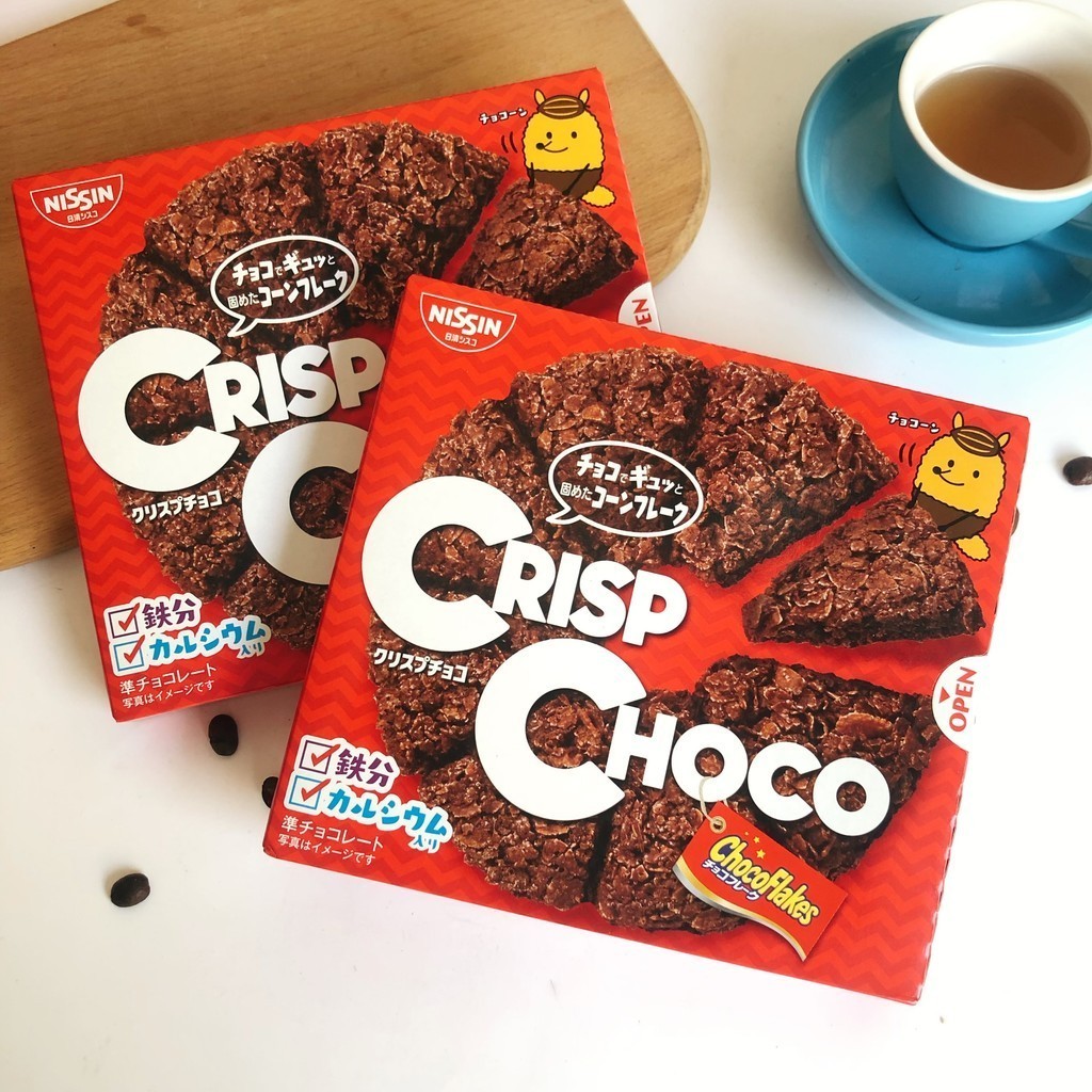 NISSIN Crisp Choco Chipotle Japanese Snacks, Chocolate Milk ...