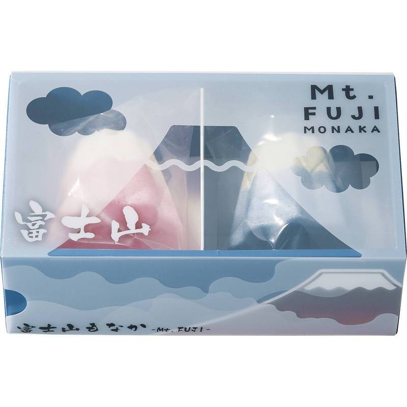 Fuji-san Monaka Oshiruko Mt. Fuji-Shaped Monaka with Sweet Red Bean ...