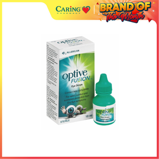 OPTIVE FUSION MD EYE DROP 10ML (CARING PHARMACY) | Shopee Malaysia