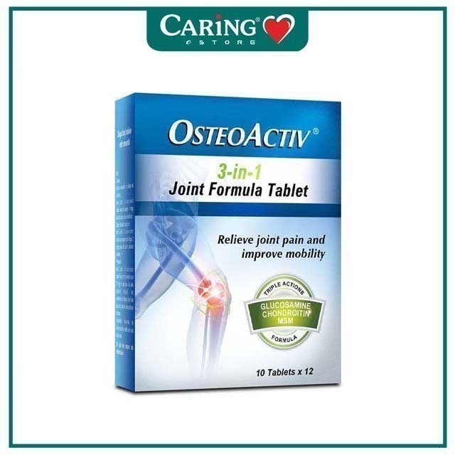 OSTEOACTIV 3IN1 JOINT FORMULA TAB 10S × 12 BLISTER | Shopee Malaysia