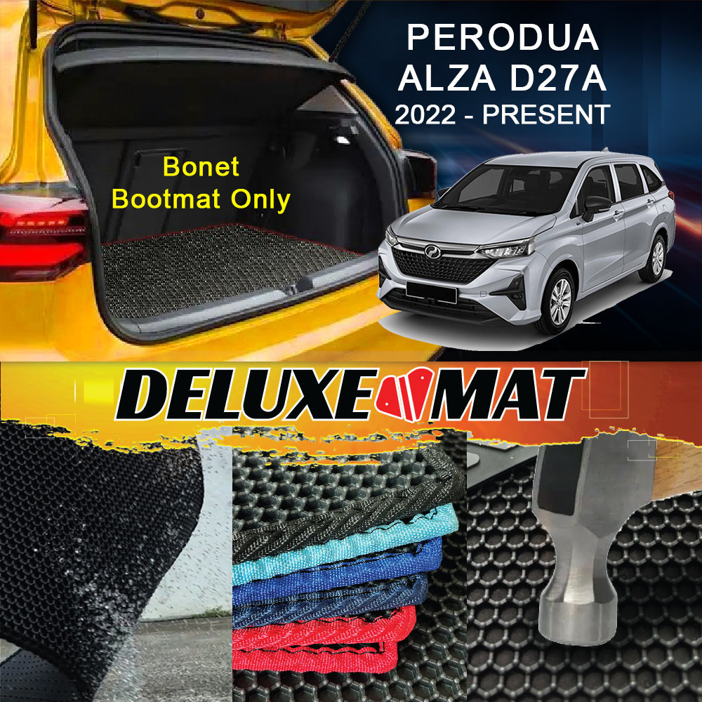 PERODUA ALZA D27A 2022 2023 2024 2025 Deluxe Boot Mat Car Boot Carpet ...
