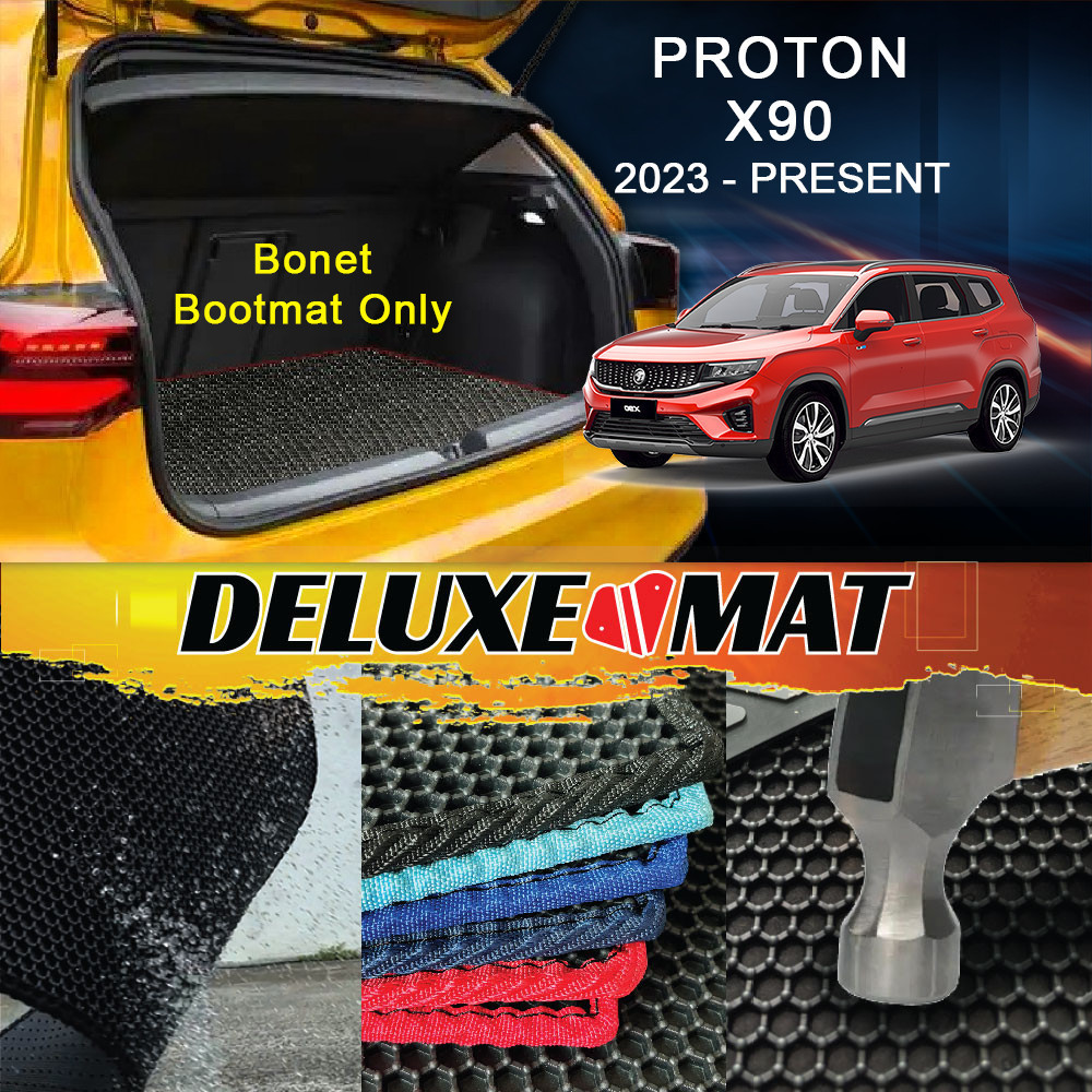 PROTON X90 2023 2024 2025 Deluxe Boot Mat Car Boot Carpet Karpet Bonet ...