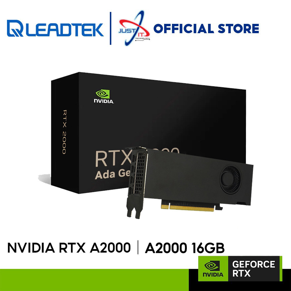 LEADTEK NVIDIA QUADRO RTX 2000 ADA 16GB DDR6 128BIT GRAPHICS CARD ...