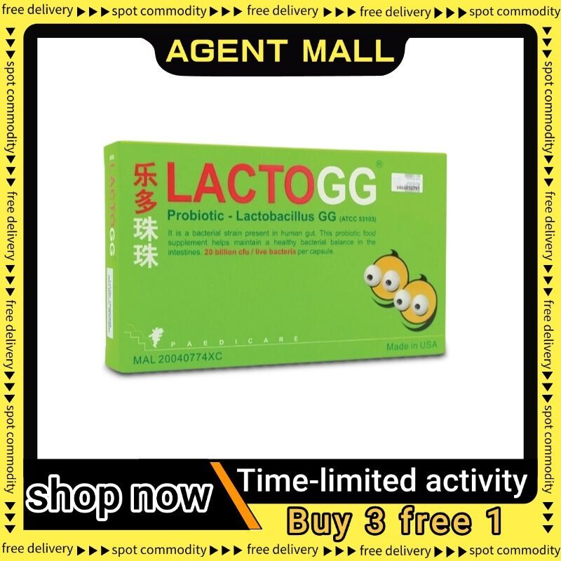 AGENT - Lactogg Probiotics–Lactobacillus GG 30 capsules can maintain ...
