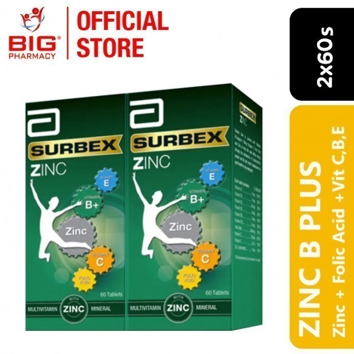 Abbott Surbex Zinc (60 Tablet x 2) | Shopee Malaysia