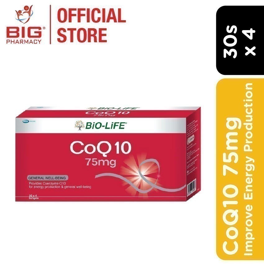 Bio-life Coq10 75mg 30s x4 | Shopee Malaysia