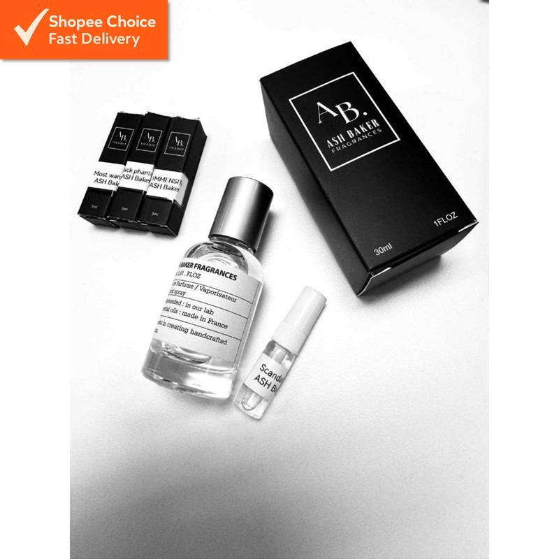 [Shopee Choice] Ash Baker Pocket Size Travel Size Perfume For Unisex ...