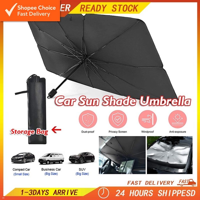 Sun Guard Car Windscreen Sunshade - Auto Umbrella Shade Cover for ...