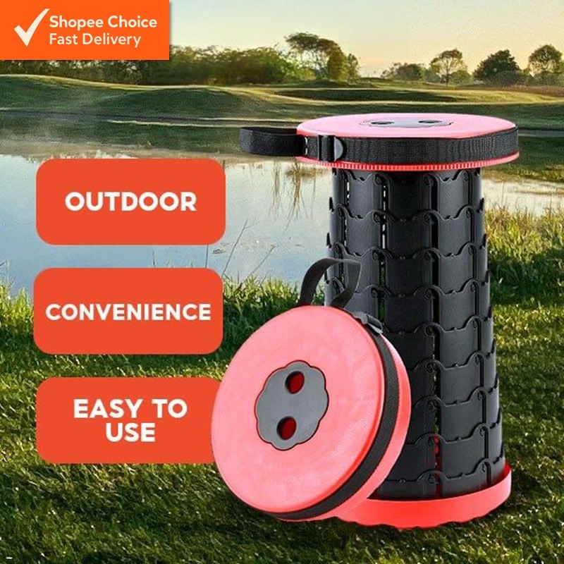 [Shopee Choice]Stool Retractable Portable Foldable Extendable Fishing ...