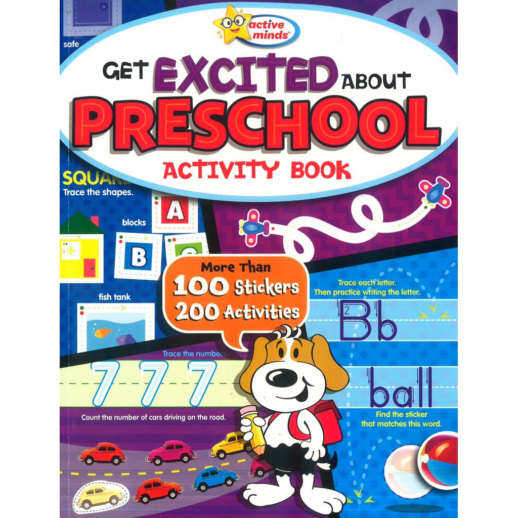 (BX) Get Excited About Preschool Activity Book (Active Minds) (ISBN ...