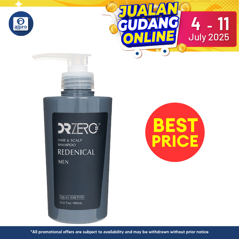Sugi Dr Zero Redenical Hair & Scalp Shampoo Men 400ml | Keeps Hair Healthy | Shopee Malaysia