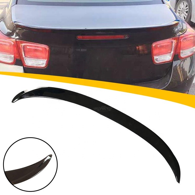 Car Spoilers Upgrade Parts ABS Carbon Fiber Rear Trunk Lip Spoiler For ...