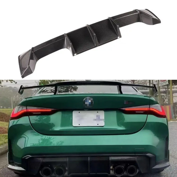 Good Carbon Fiber rear Bumper Lip Chin Splitter Mp Style Diffuser for ...