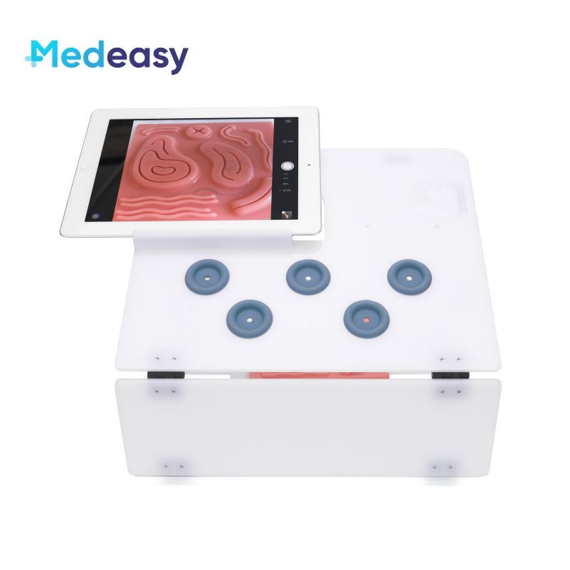 Laparoscopic trainer box medical simulation, laparoscopic training ...