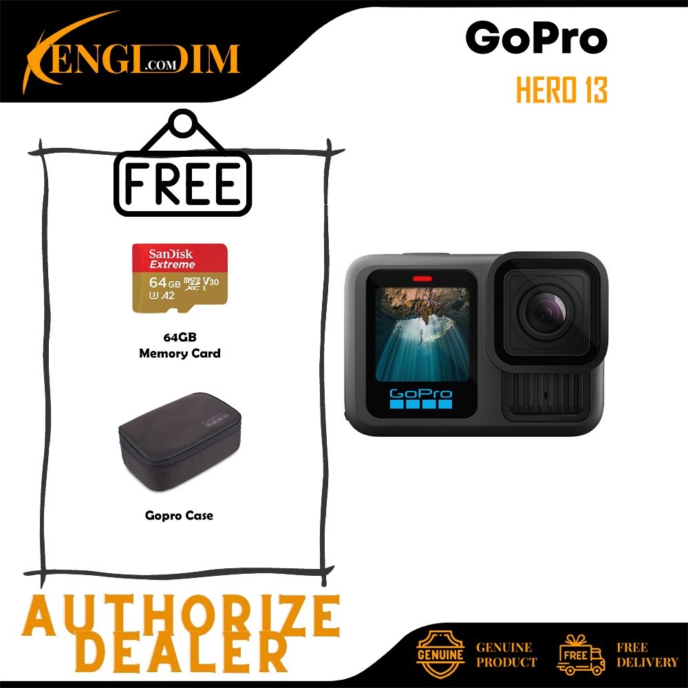 GoPro HERO 13 Black Action Camera (Gopro Malaysia Warranty) | Shopee Malaysia