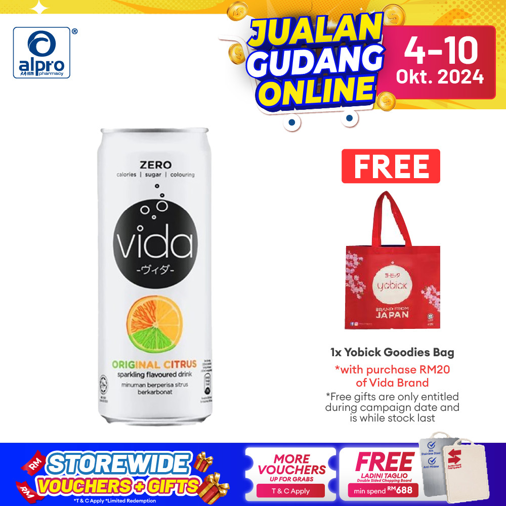 Vida Zero Original Citrus 325ml | 1s | Shopee Malaysia
