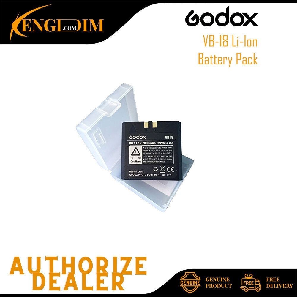 Godox VB-18 VB18 Li-Ion Battery Pack (11.1V, 2000mAh) for V860 II Flash | Shopee Malaysia