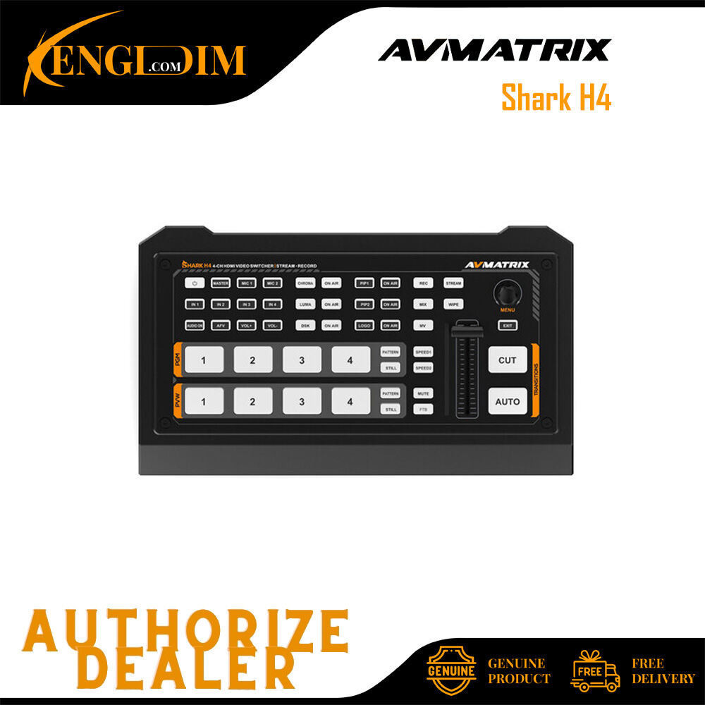 AVMATRIX Shark H4 / H4 Plus 4-Channel HDMI Video Switcher | Shopee Malaysia