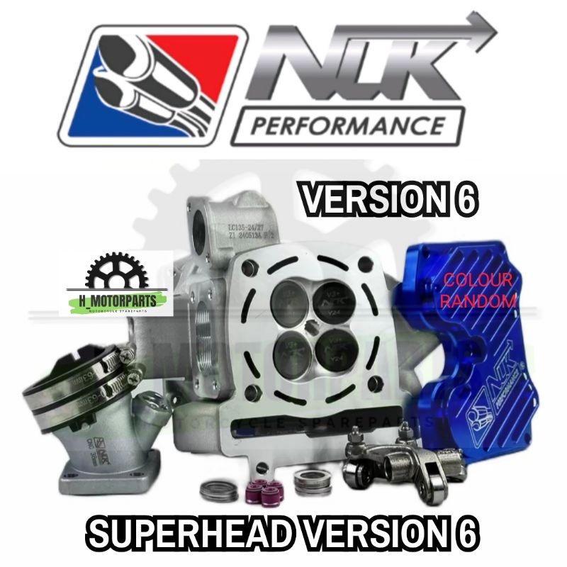 NLK PERFORMANCE RACING SUPERHEAD CNC LC135 19/22 20/23 22/25 24/27 25/28 V6 SUPER HEAD THRIFT ...