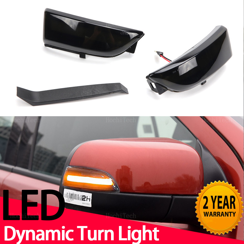 Dynamic Black LED Turn Signal Light Sequential Rearview Mirror Light ...