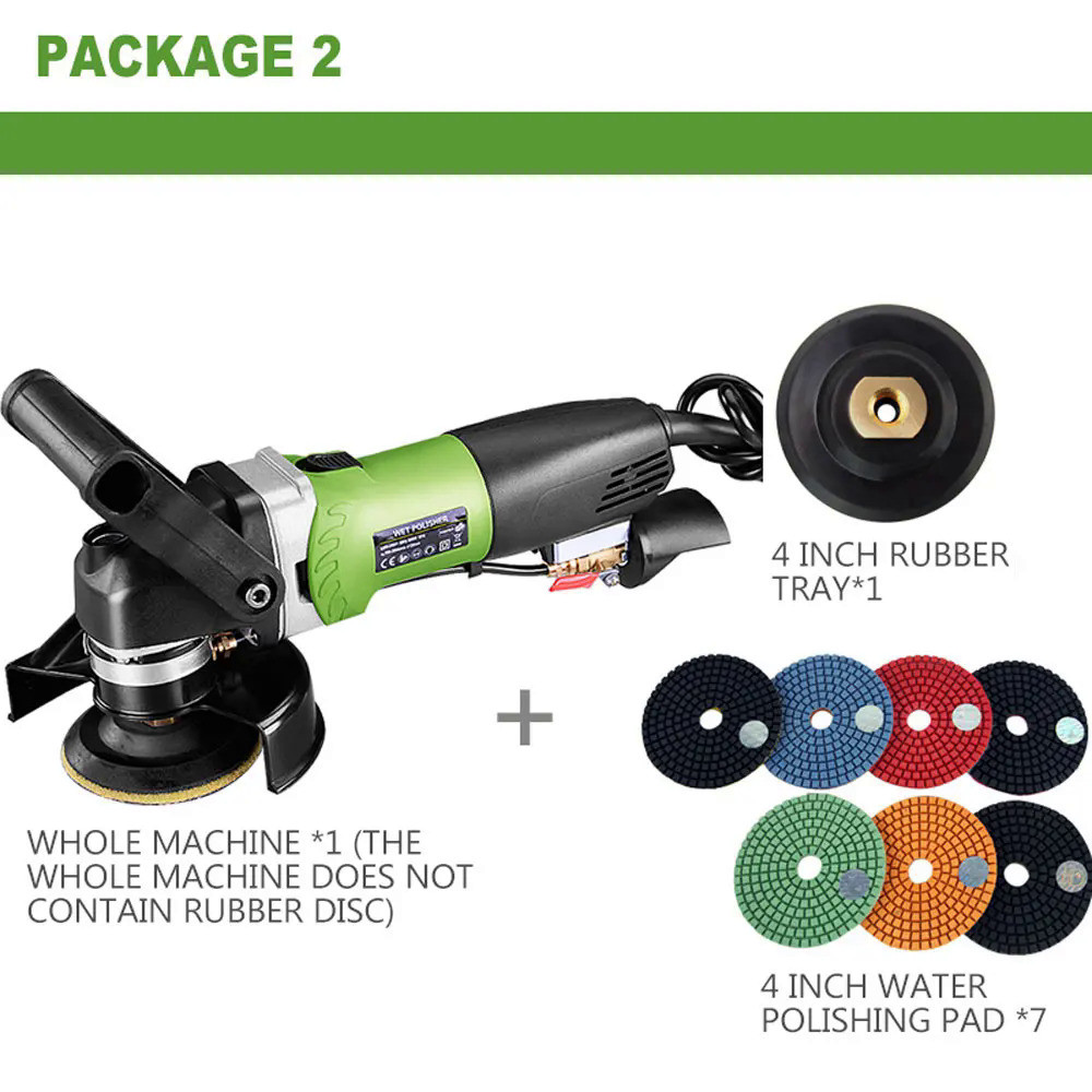 800w Electric Marble Granite Stone Wet Polisher Grinder Sander Hand ...