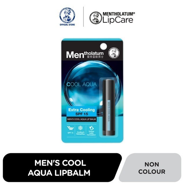 Mentholatum Men's Cool Aqua Lipbalm 3.5g | Shopee Malaysia