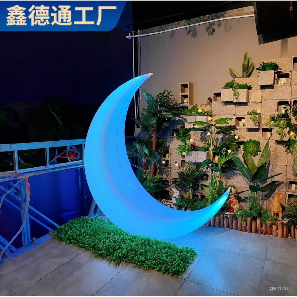 Contact seller/Crescent Light Landscape Lamp Park Community Atmosphere ...