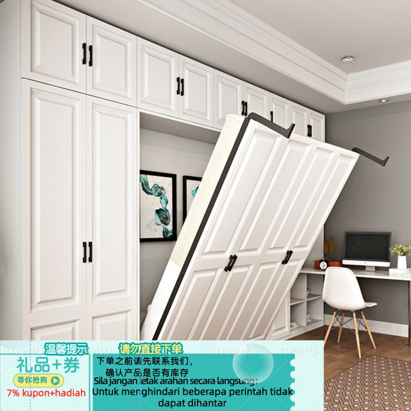 Get 10% coupon+gift】ble Bed with Wardrobe Integrated Multifunctional ...