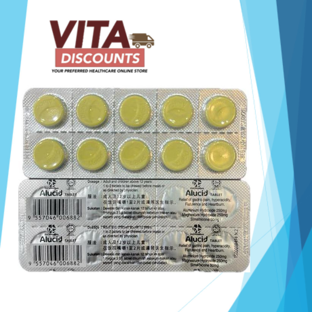 [SATU PAPAN] ALUCID TABS 10S EXP01/2026 | Shopee Malaysia