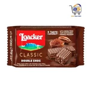 Loacker Wafer Classic 45g - Double Choc | NEXT DAY DELIVERY | Shopee ...