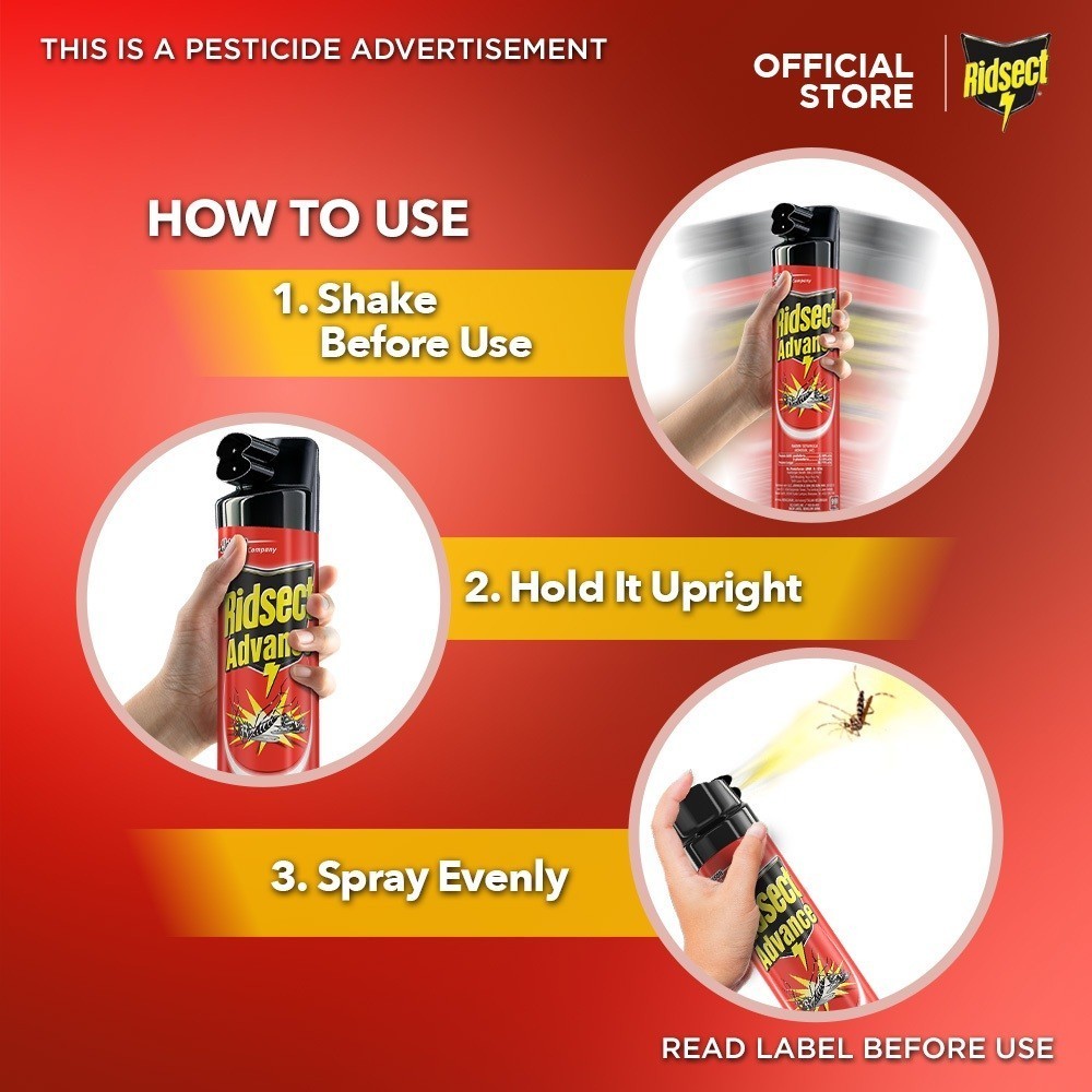Ridsect Aerosol Advance (720ml) [TwinPack] | Shopee Malaysia
