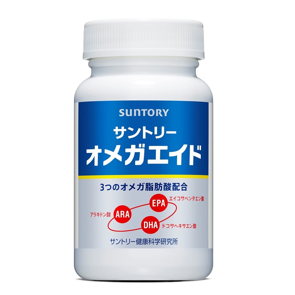 Suntory Omega-Aid Omega Fatty Acids Omega-3 Supplement 180 capsules ...