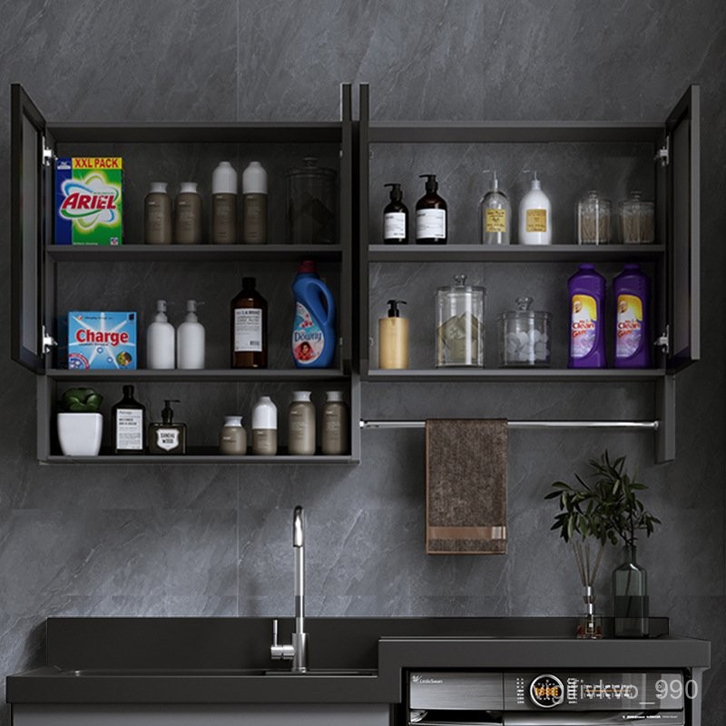 M/Space Aluminum Alloy Washing Machine Top Wall Cupboard Can Be Ordered ...