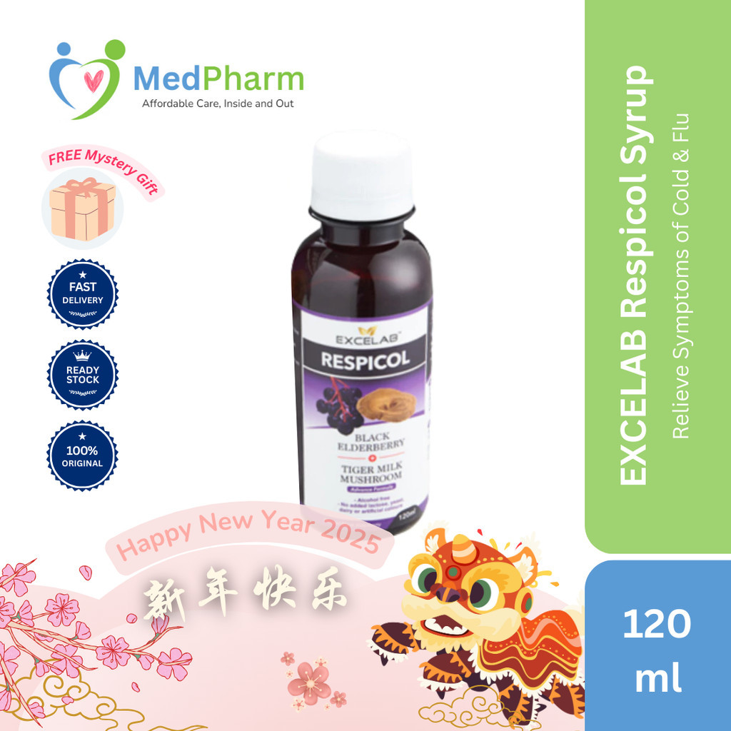 EXCELAB Respicol Syrup 120ML | Shopee Malaysia
