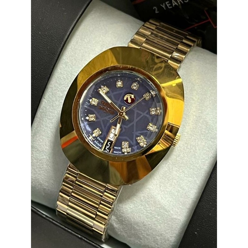 100% original Rado Diastar stainless steel jam tangan Lelaki Automatik ...