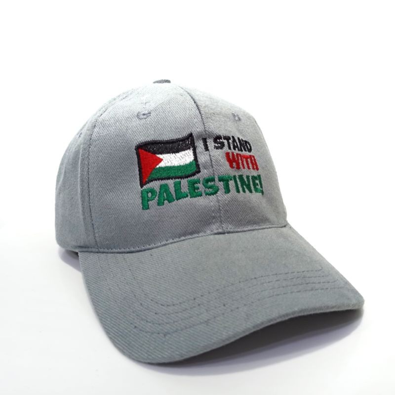 Embroidered Hat I STAND WITH PALESTINE PALESTINE Snapback 5 Panel ...