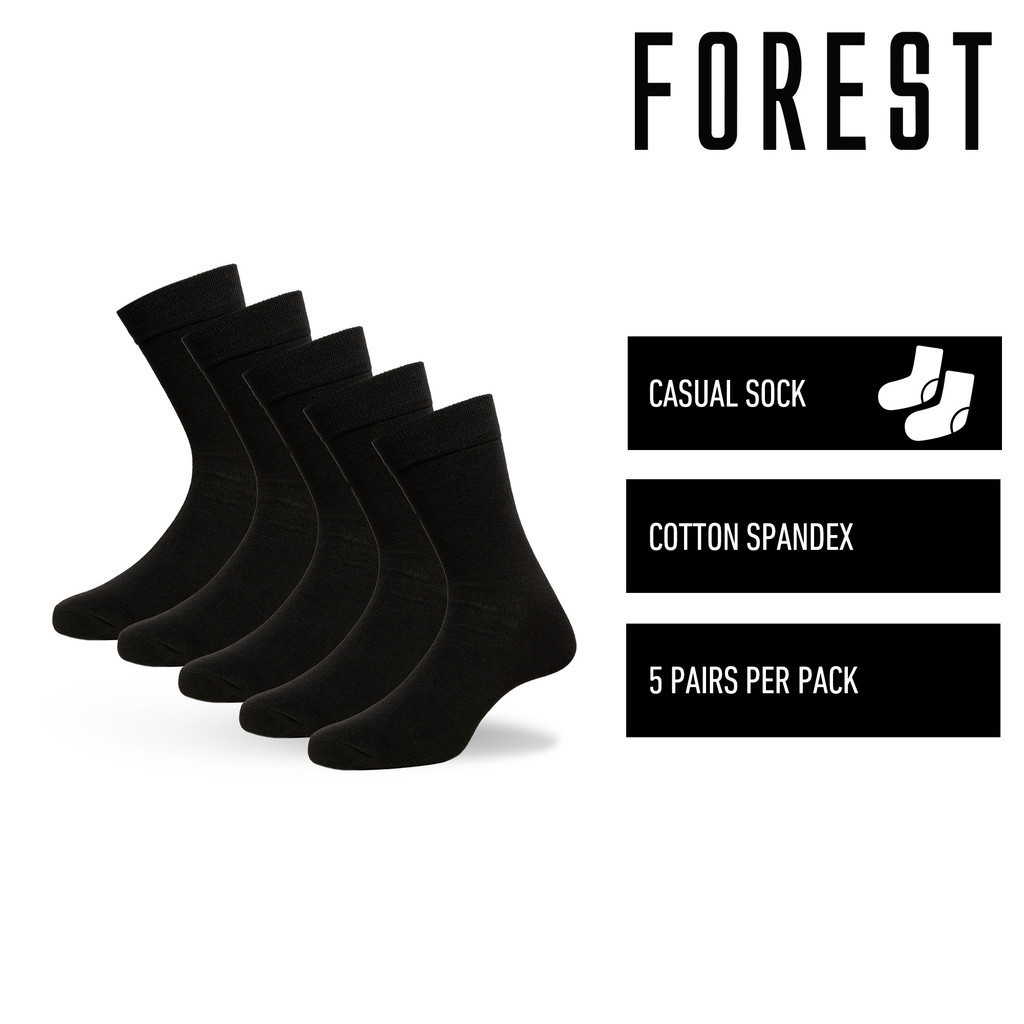 Forest Stokin | Forest Cotton Spandex Full Length Casual Socks (5 Pair ...