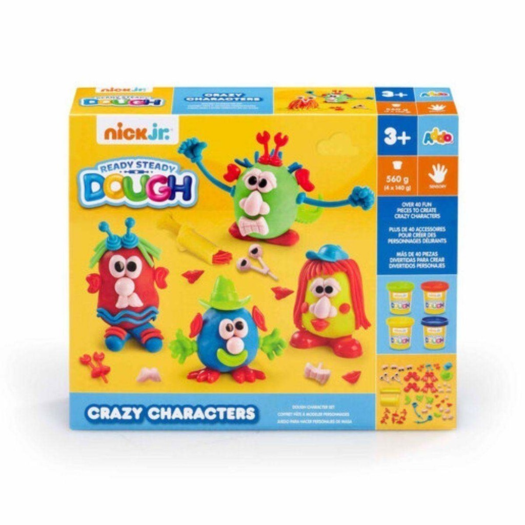 Nick Jr. Ready Steady Dough Crazy Characters Playset | Shopee Malaysia