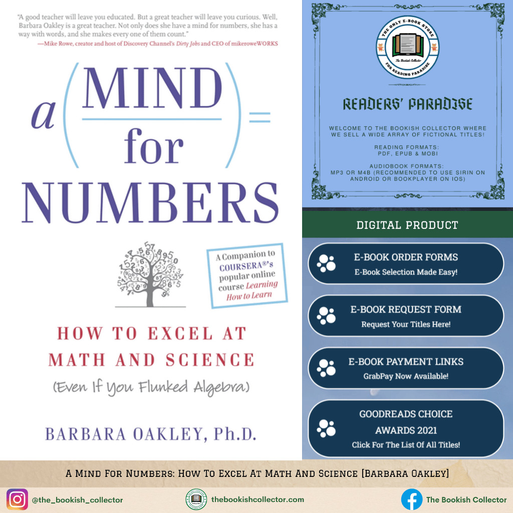 A Mind For Numbers: How To Excel At Math And Science [Barbara Oakley ...
