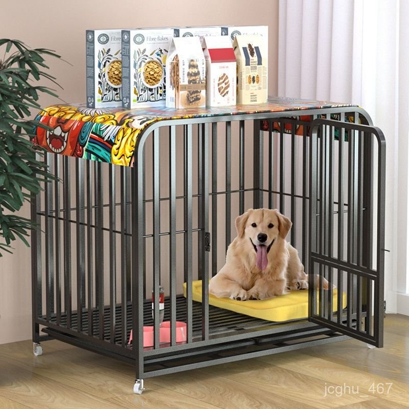Contact seller/Dog Crate Large Medium-Sized Dog Indoor with Toilet ...