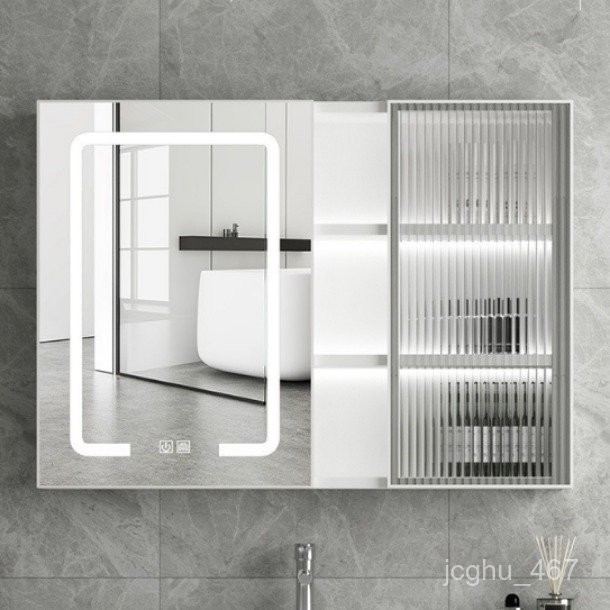 Contact seller/Simple Bathroom Mirror Cabinet Wall-Mounted Waterproof ...