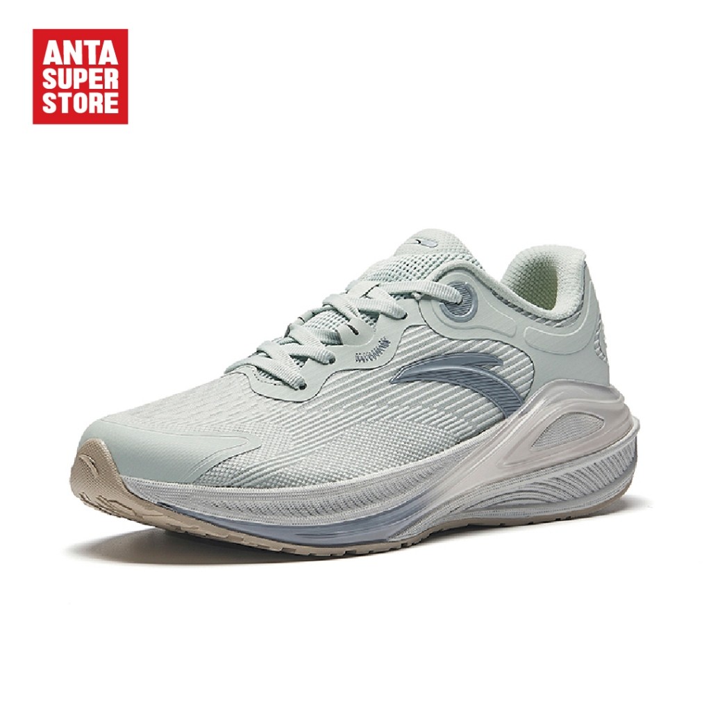 ANTA Women Running Shoes 122435524U-3 - Grey/Light Green (Kasut Kasual ...
